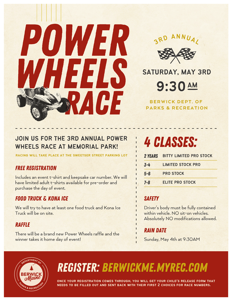 Berwick Recreation: Powers Wheels Race